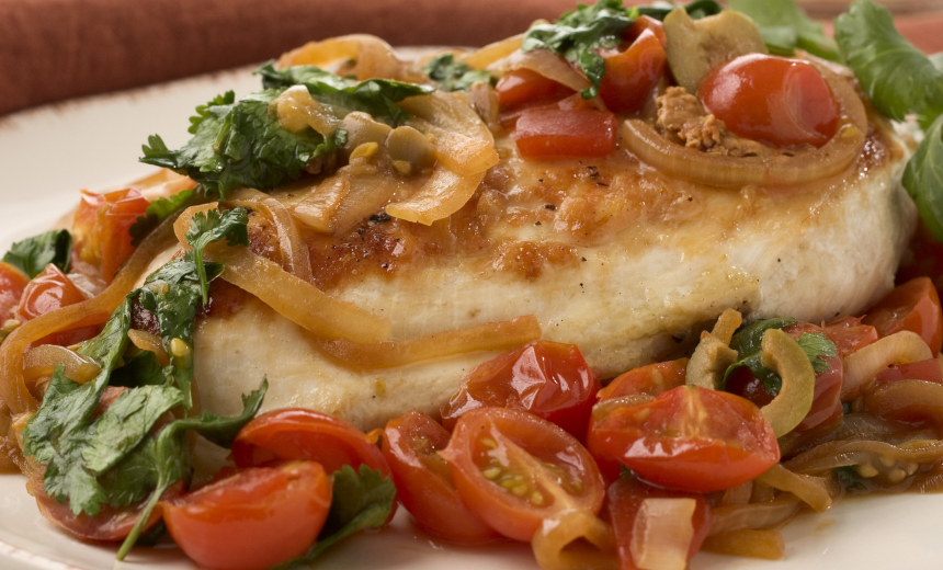 Italian chicken tray bake